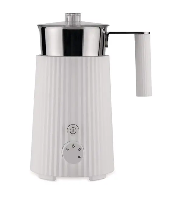 ALESSI Plissé Milk Frother - White