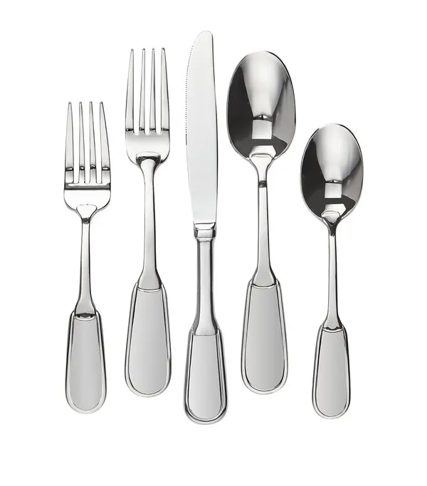 Ralph Lauren Wentworth Stainless Steel 5-piece Cutlery Set - Silver