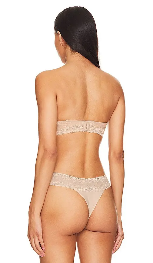 Natori Feathers Strapless Multi Way Bra In Neutral - Caf