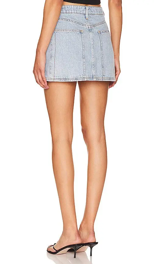 Still Here Holly Denim Mini Skirt