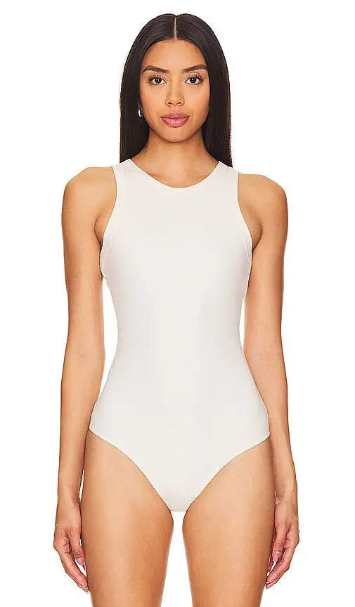 Spanx Ribbed Racerback Bodysuit