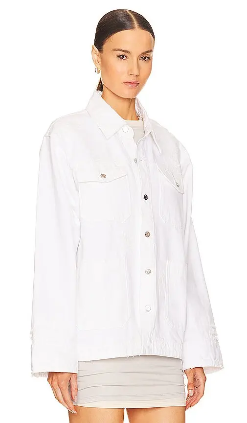 GRLFRND Jessie Drill Shirt Jacket