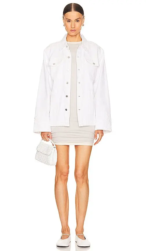 GRLFRND Jessie Drill Shirt Jacket