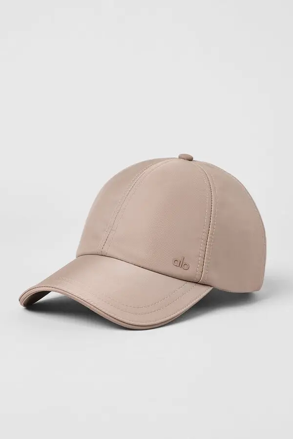 Alo Yoga Satin Off-duty Cap - Taupe Satin