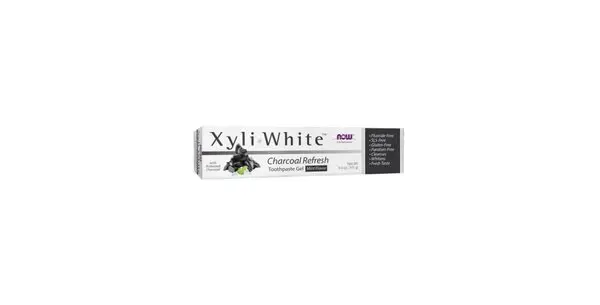NOW FOODS Xyliwhite Charcoal Refresh Toothpaste Gel - No Color