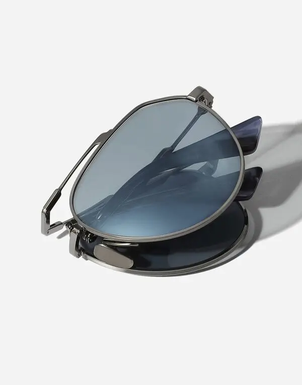 Dolce & Gabbana Aviator Sunglasses - Gunmetal