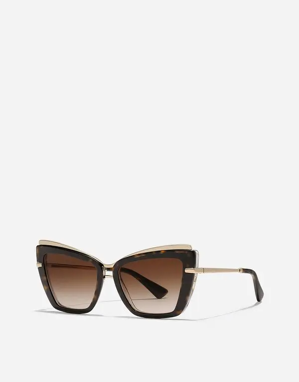 Dolce & Gabbana Metal Print Sunglasses