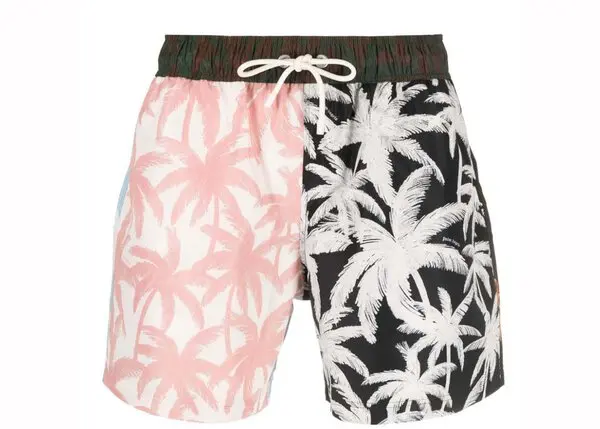 Palm Angels Patchwork Swim Shorts