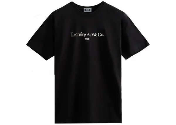 Kith Learning As We Go Tee Shirt - Black