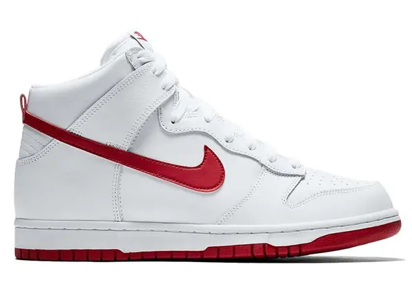 Nike Dunk High Sneakers - White/gym Red