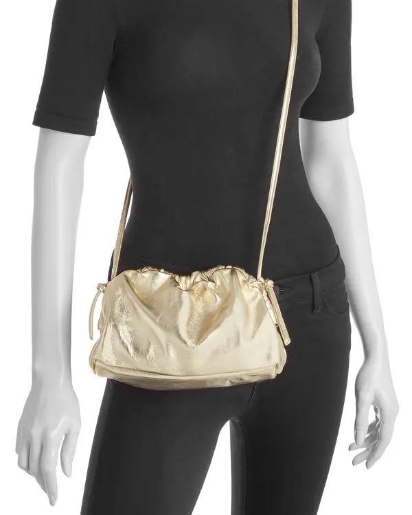 MANSUR GAVRIEL Mini Cloud Leather Clutch - Gold