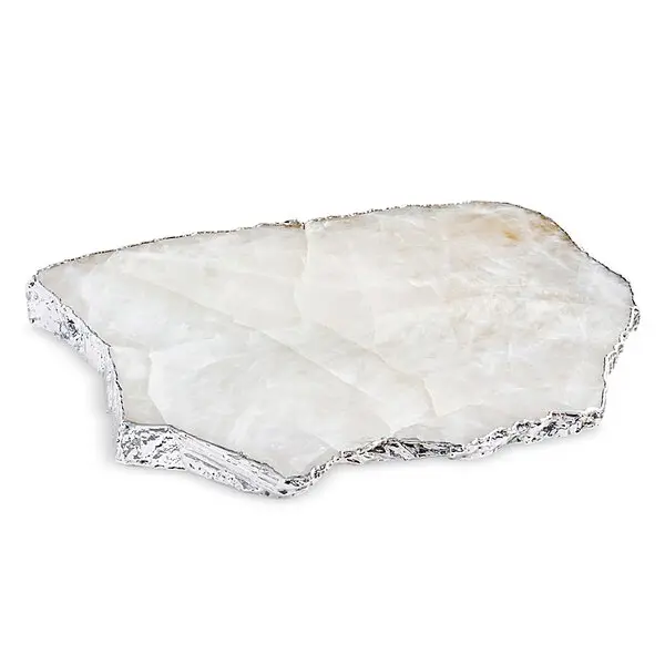 ANNA NEW YORK Kiva Gemstone Platter - White