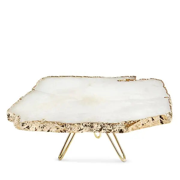 ANNA NEW YORK Torta Gemstone Cake Stand - Gold