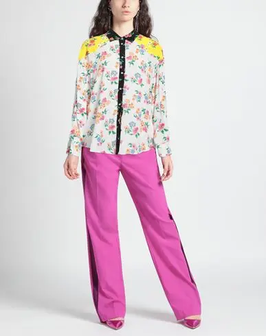 MSGM Floral-print Crepe Shirt - White