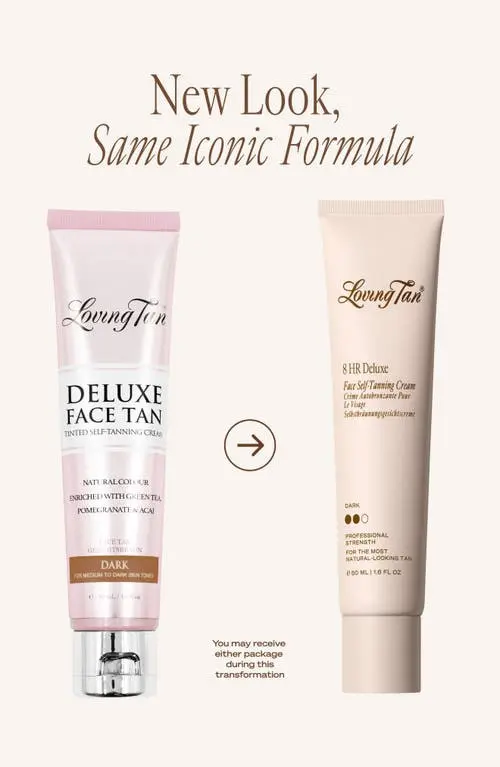 LOVING TAN 8 Hr Deluxe Face Self-tanning Cream - Dark