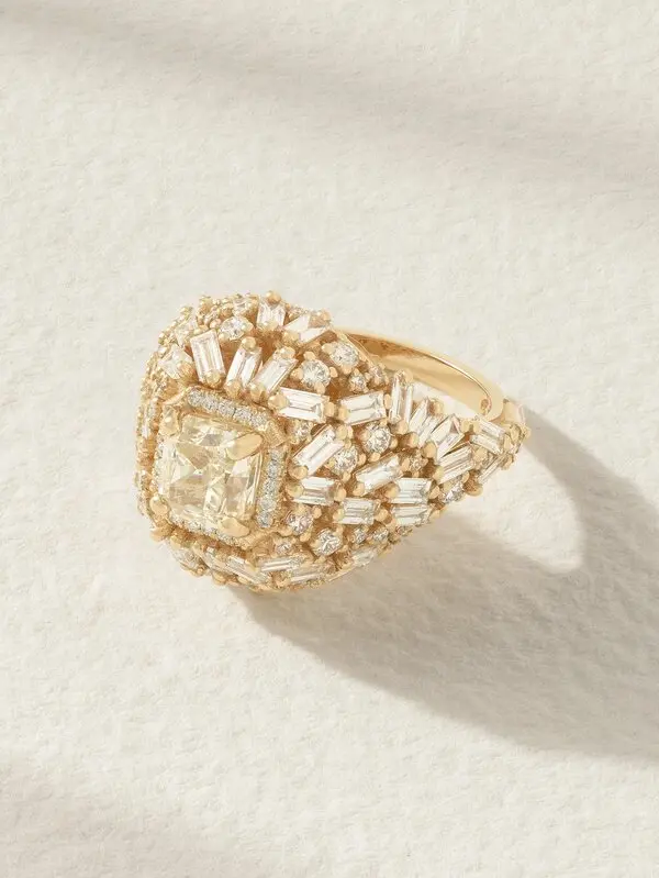 SUZANNE KALAN 18-karat Diamond Ring - Gold