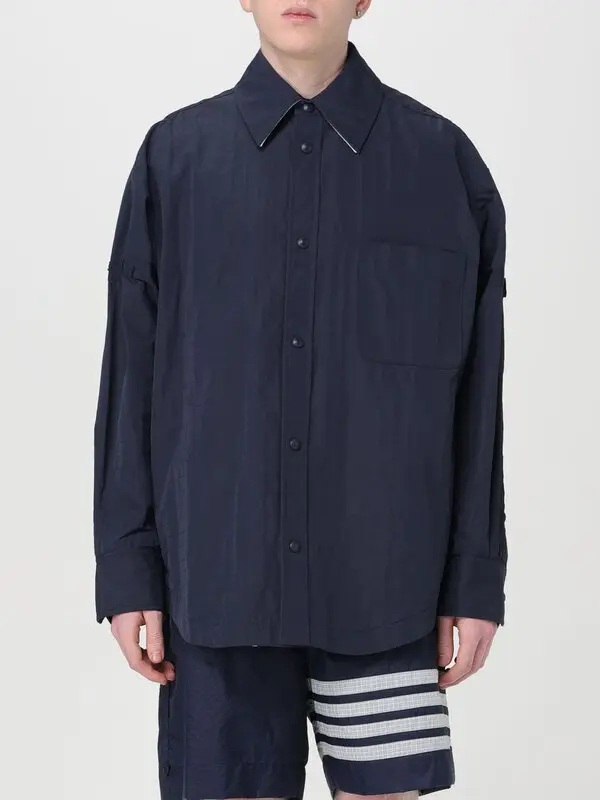 Thom Browne Textured Jacket - Blue