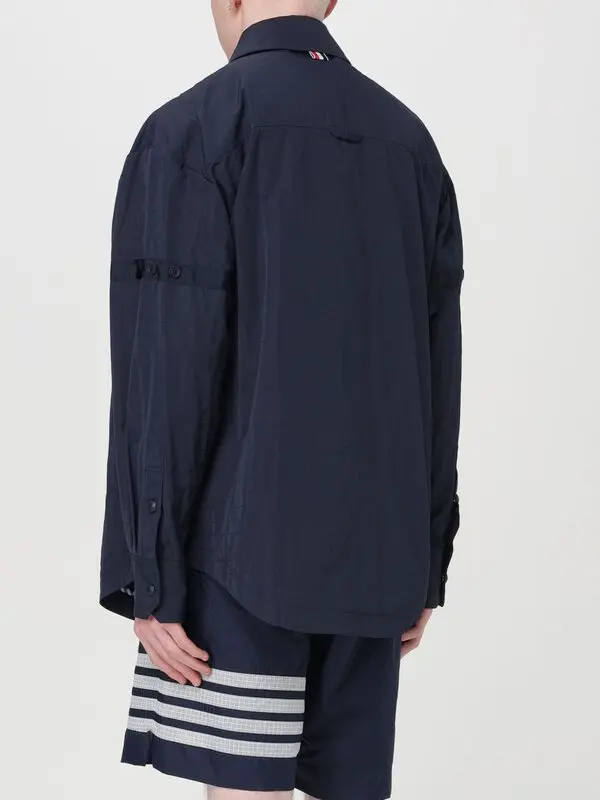 Thom Browne Textured Jacket - Blue