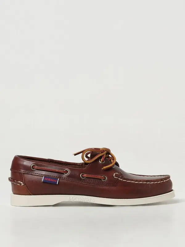 SEBAGO Classic Leather Boat Shoes - Brown
