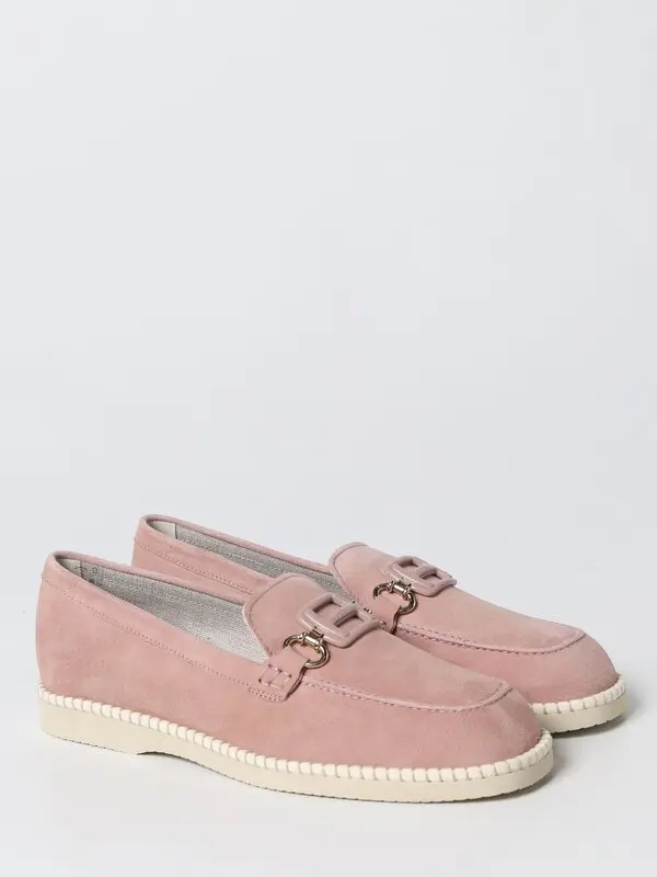 Hogan Suede Loafers - Pink