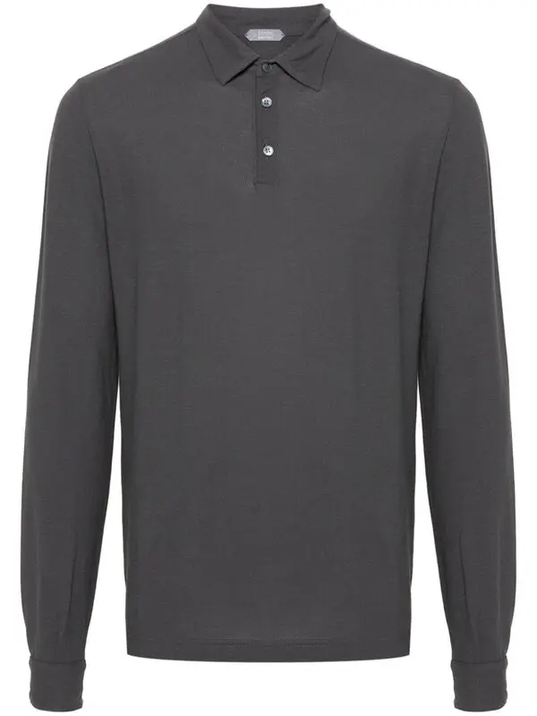 トップス ZANONE ICECOTTON polo shirts gray Zanone Ice Cotton Polo Shirt - Grey | Editorialist