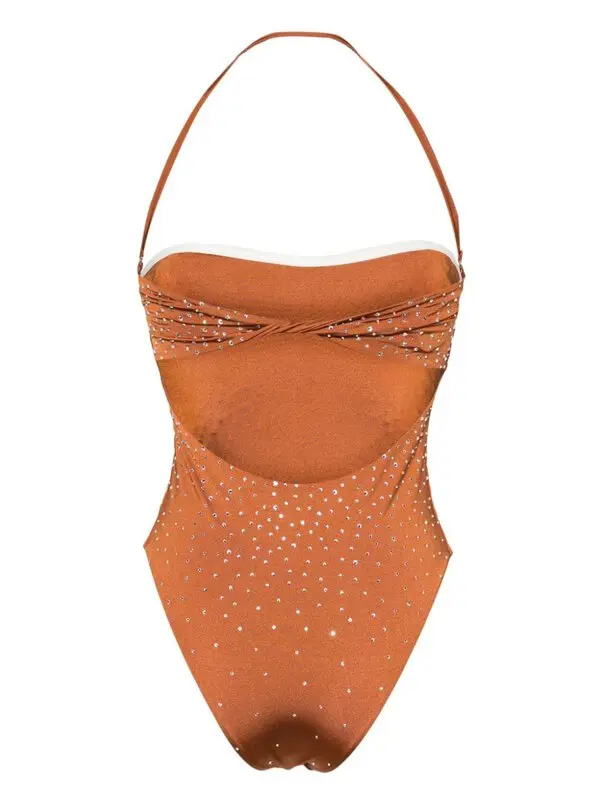 FORTE_FORTE Crystal-embellished Swimsuit