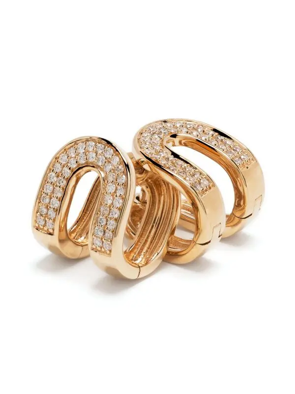 DANA REBECCA DESIGNS 14k Yellow Nana Bernice Diamond Earrings