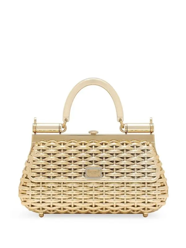 Dolce & Gabbana Sicily Interwoven Mini Bag