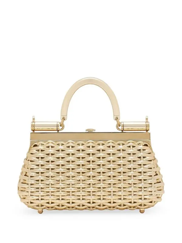 Dolce & Gabbana Sicily Interwoven Mini Bag