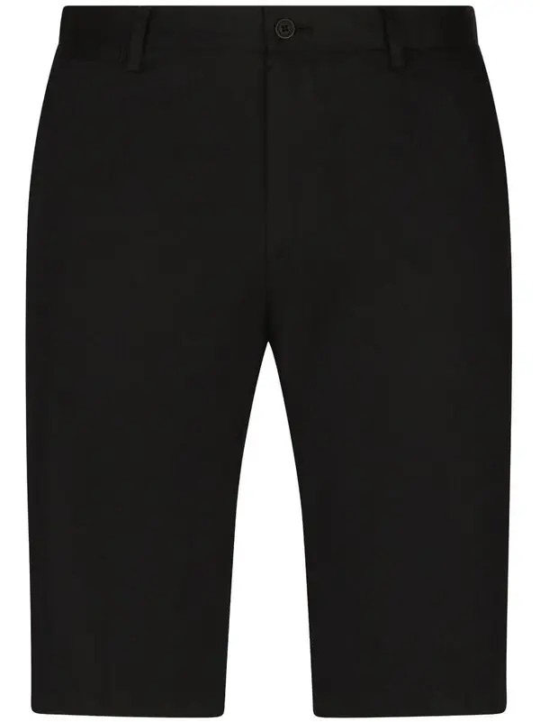 Dolce & Gabbana Logo Patch Bermuda Shorts