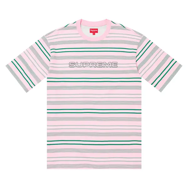 Supreme Dash Stripe Short-sleeve Top