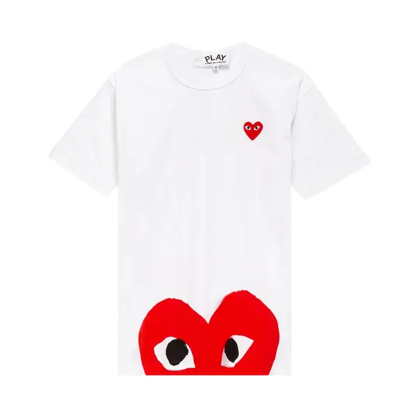 Play Comme Des Garcon Half Heart Tee