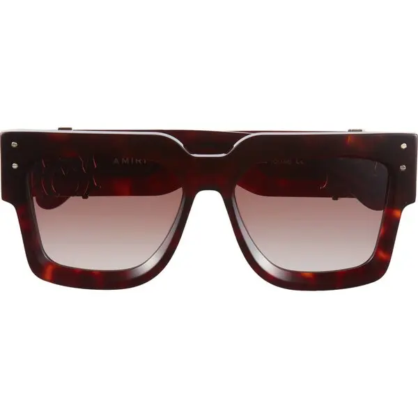 Amiri Jumbo Ma Logo Square Sunglasses - Tortoise Shell