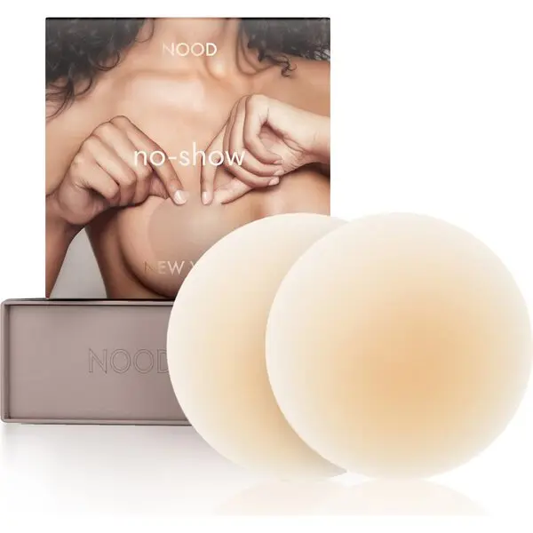 NOOD No-show Reusable Round Nipple Covers - No.3 Buff