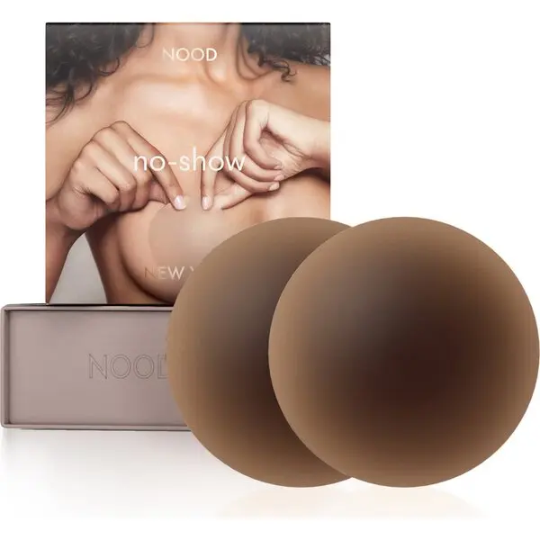 NOOD No-show Reusable Round Nipple Covers - No.9 Coffee
