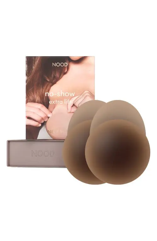 NOOD No-show Extra Lift Reusable Nipple Covers - No.9 Coffee