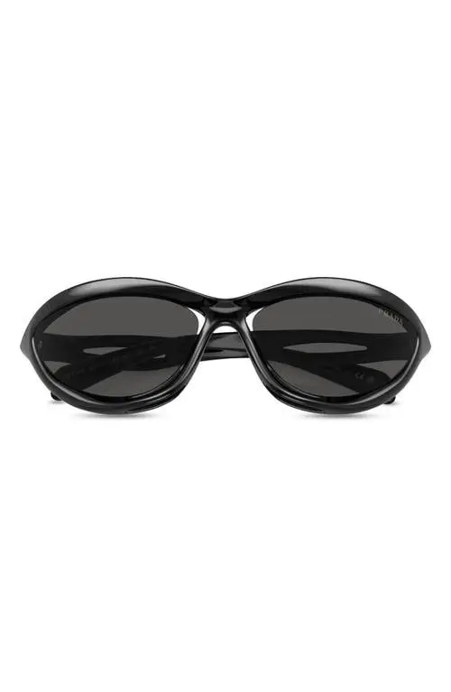 Prada 60mm Cat Eye Sunglasses - Black