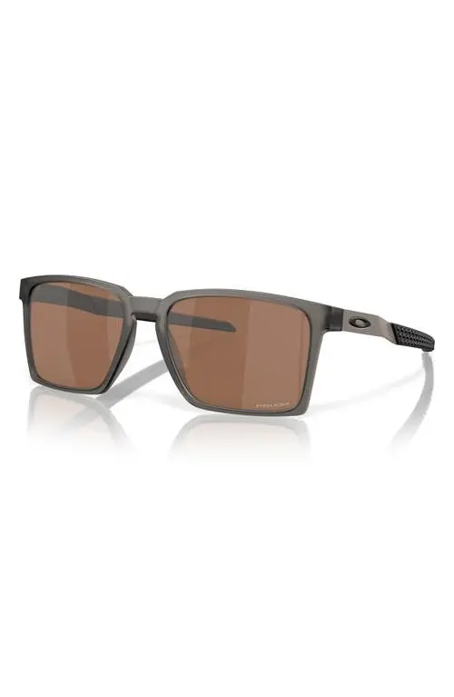 Oakley Exchange Sun 56mm Polarized Rectangular Sunglasses - Smoke