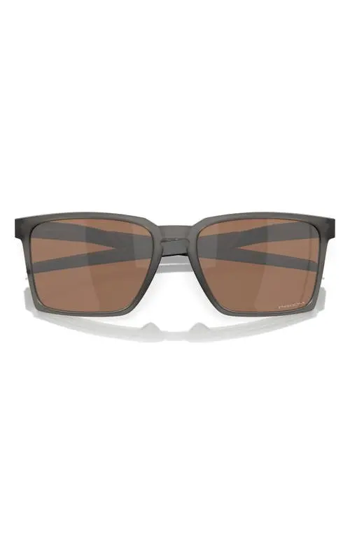 Oakley Exchange Sun 56mm Polarized Rectangular Sunglasses - Smoke