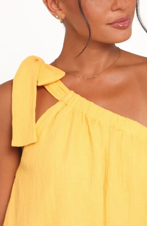 PETAL & PUP Miffy One-shoulder Cotton Romper