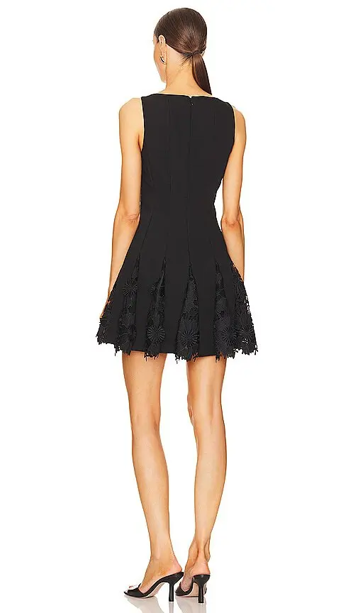 MILLY Ariel Cady 3d Combo Dress