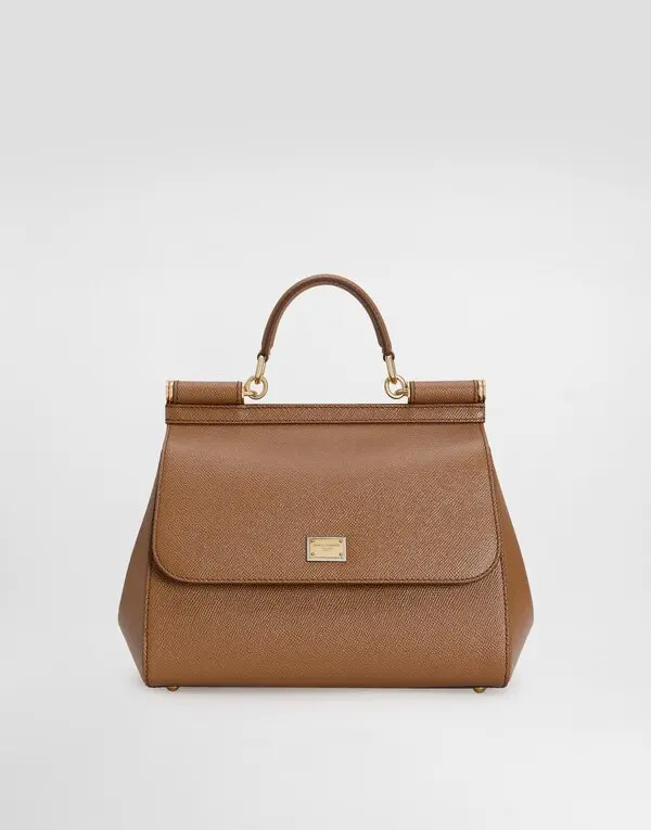 Dolce & Gabbana Large Sicily Handbag - Brown
