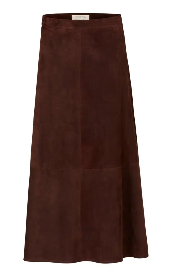 giuliva heritage - Ada Suede Midi Skirt  It 36