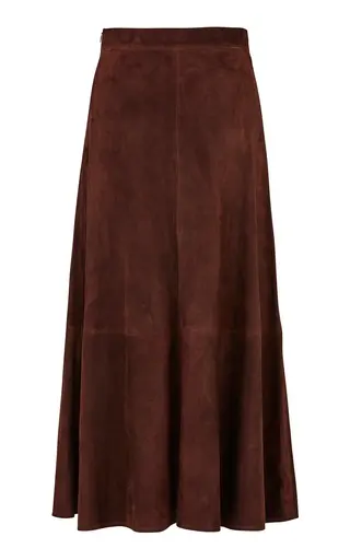 giuliva heritage - Ada Suede Midi Skirt  It 36
