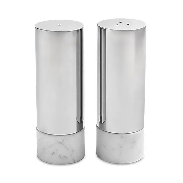 ANNA NEW YORK Dual Salt & Pepper Set - Silver