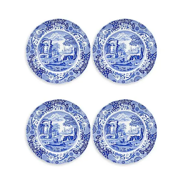 SPODE Italian Dinner Plate, Set Of 4 - Blue