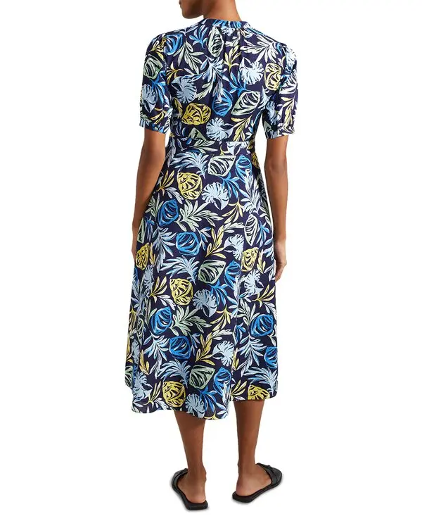 HOBBS LONDON Merle Printed Midi Dress