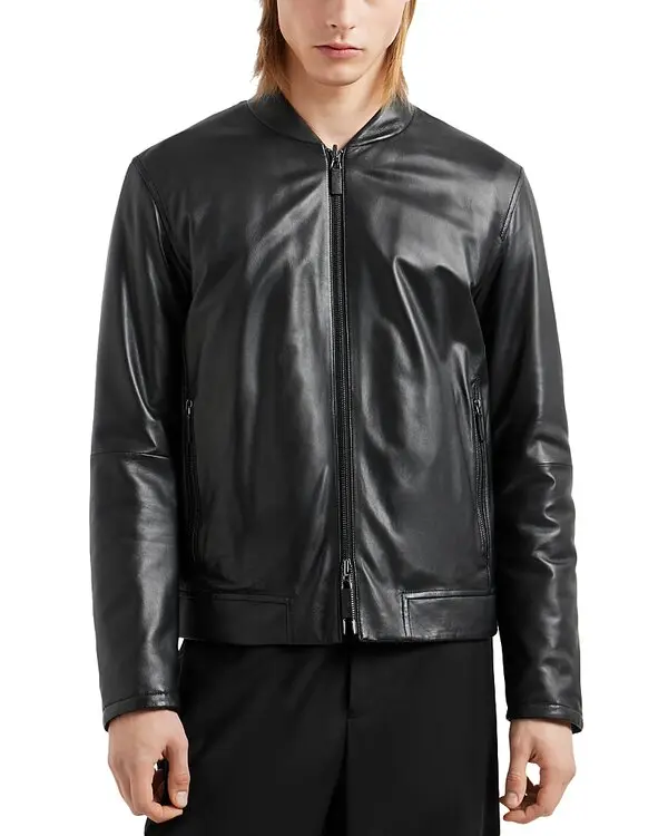 Emporio Armani Reversible Leather Jacket