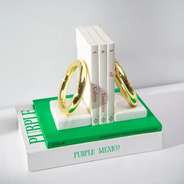 ANNA NEW YORK Ring Bookends, Set Of 2