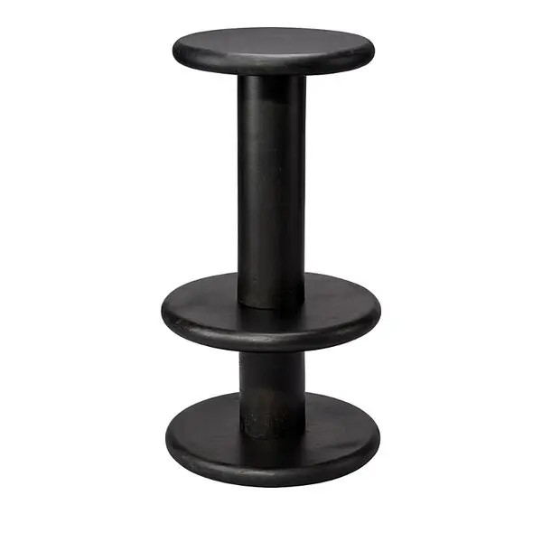 JAMIE YOUNG CO. Rye Mango Wood Barstool - Black